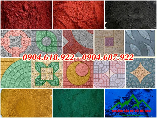 Bán bột màu sản xuất gạch giá rẻ - Sỏi đá trang trí- Khoáng Sản Đá Vôi